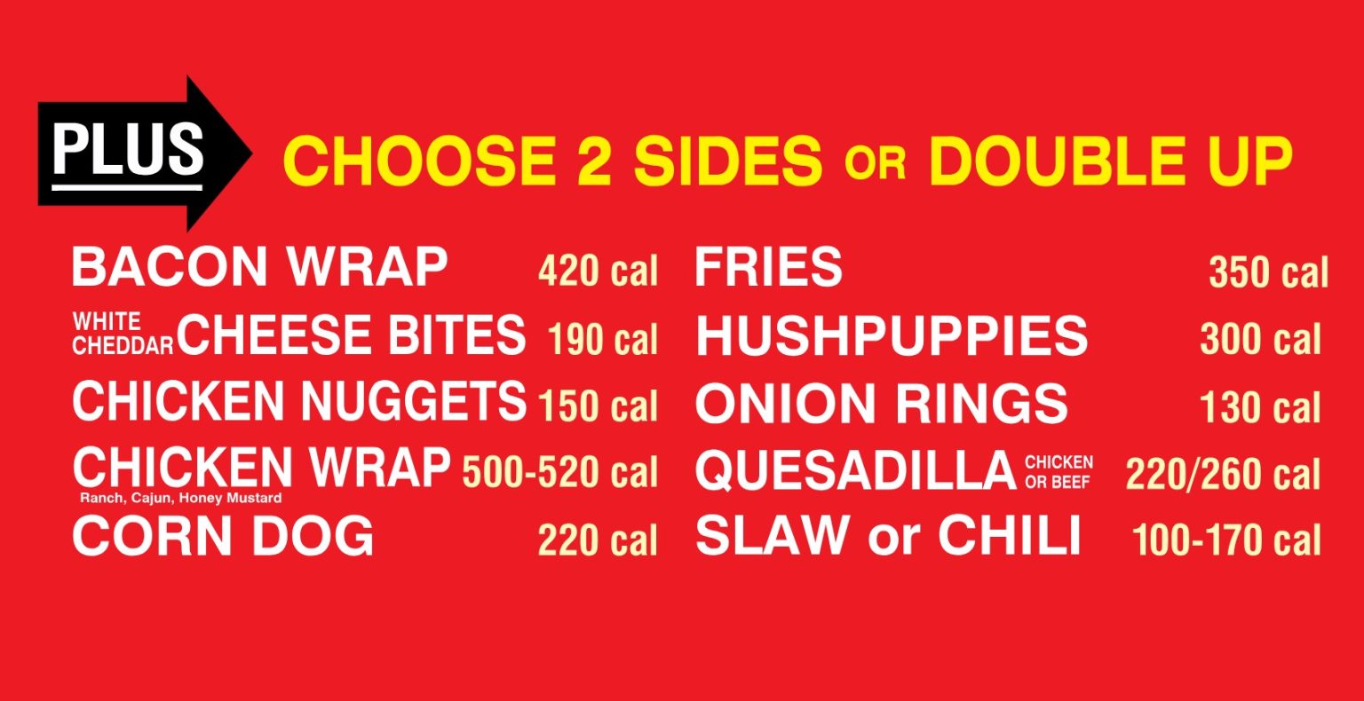 Cookout Sides Menu with Prices 2025