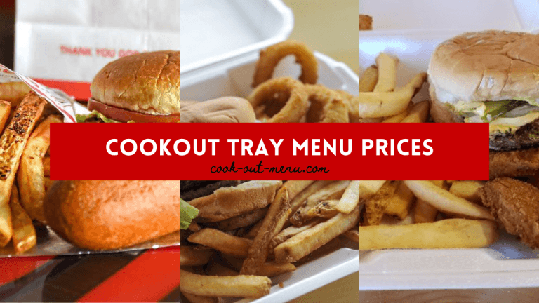 Menu Prices - CookOut Menu